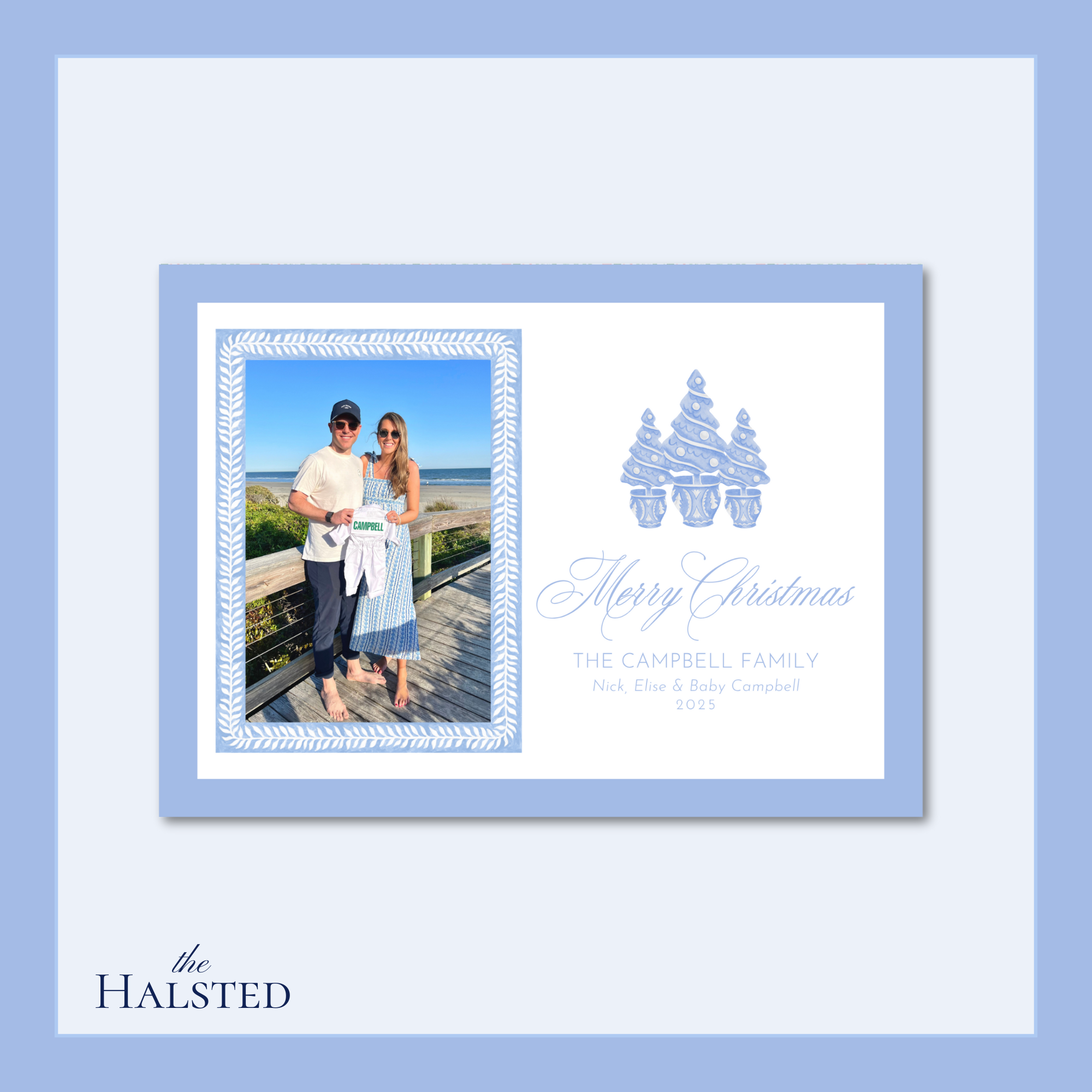 Halsted Holiday Card | Horizontal – Elise Campbell Design